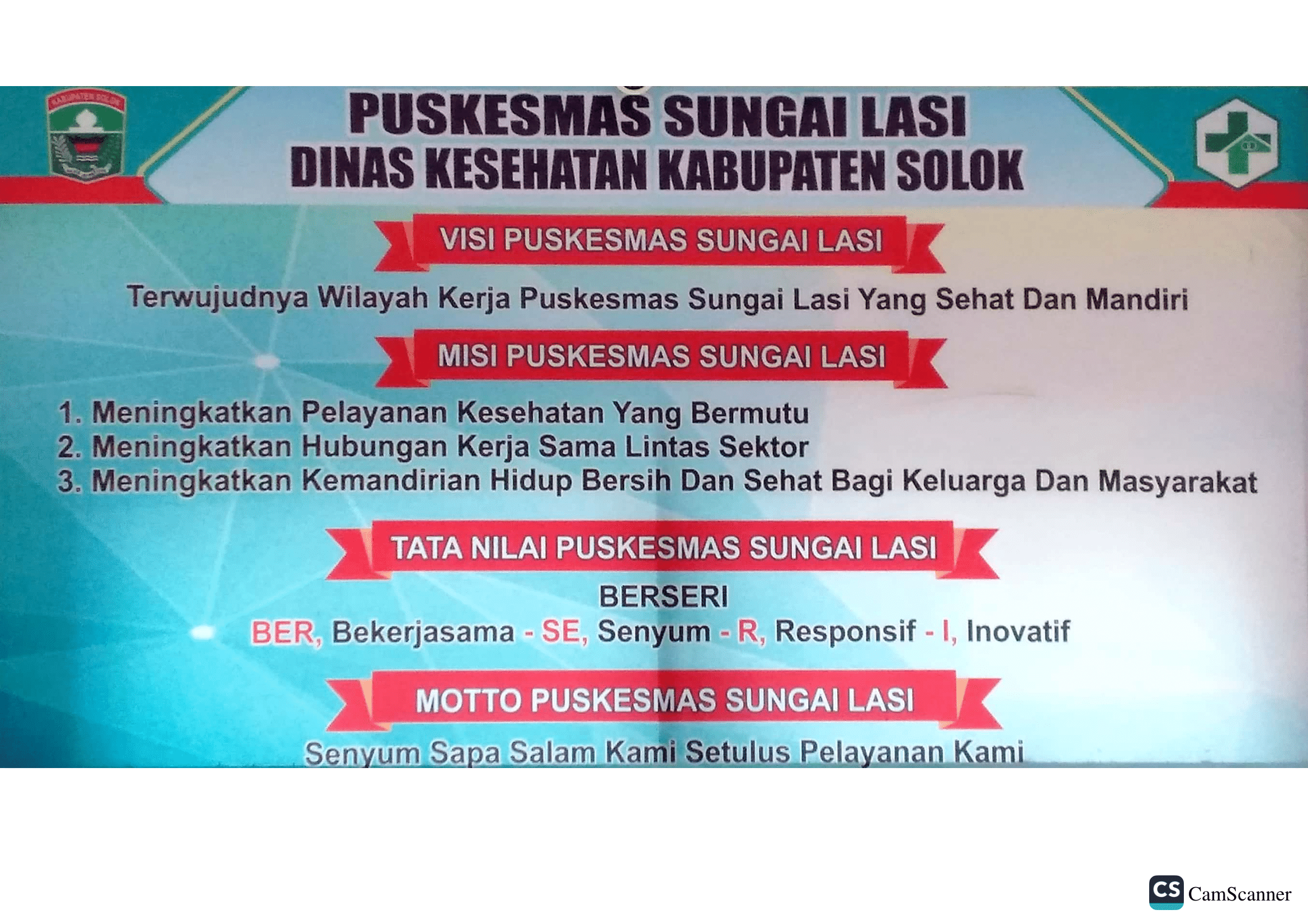 Visi, Misi dan Motto Pelayanan